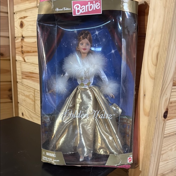 Barbie | Toys | Barbie Gold And White Action Figure With Elegant Gown ...
